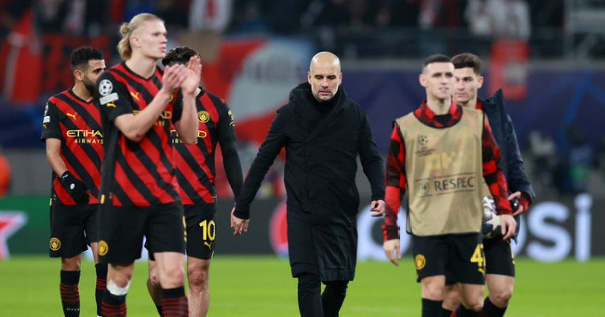 [UCL POINT] 맨시티도 승리 실패...고개 숙인 EPL, 챔스 16강 '1무 3패'