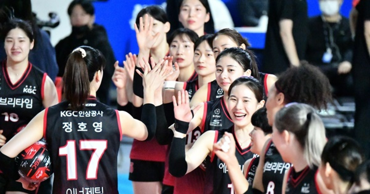 KGC인삼공사, 페퍼저축은행 누르고 1105일 만에 5연승+3위 등극