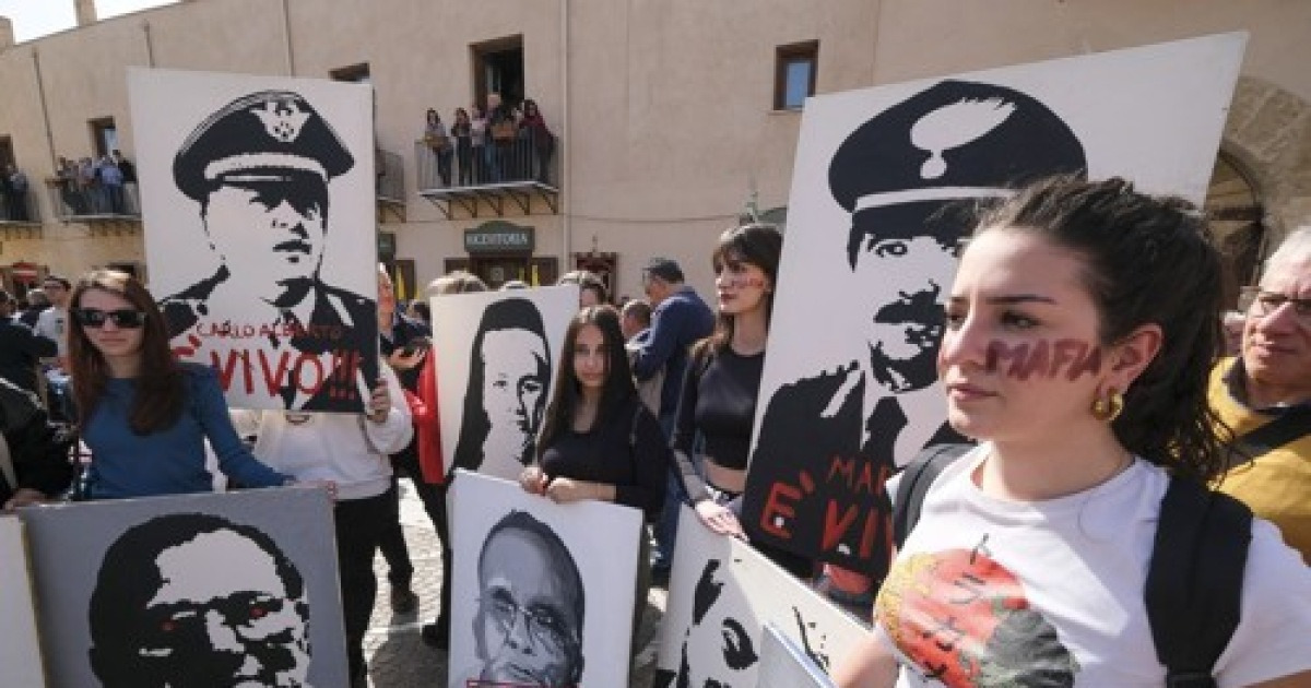 ITALY PROTEST ANTI MAFIA MARCH