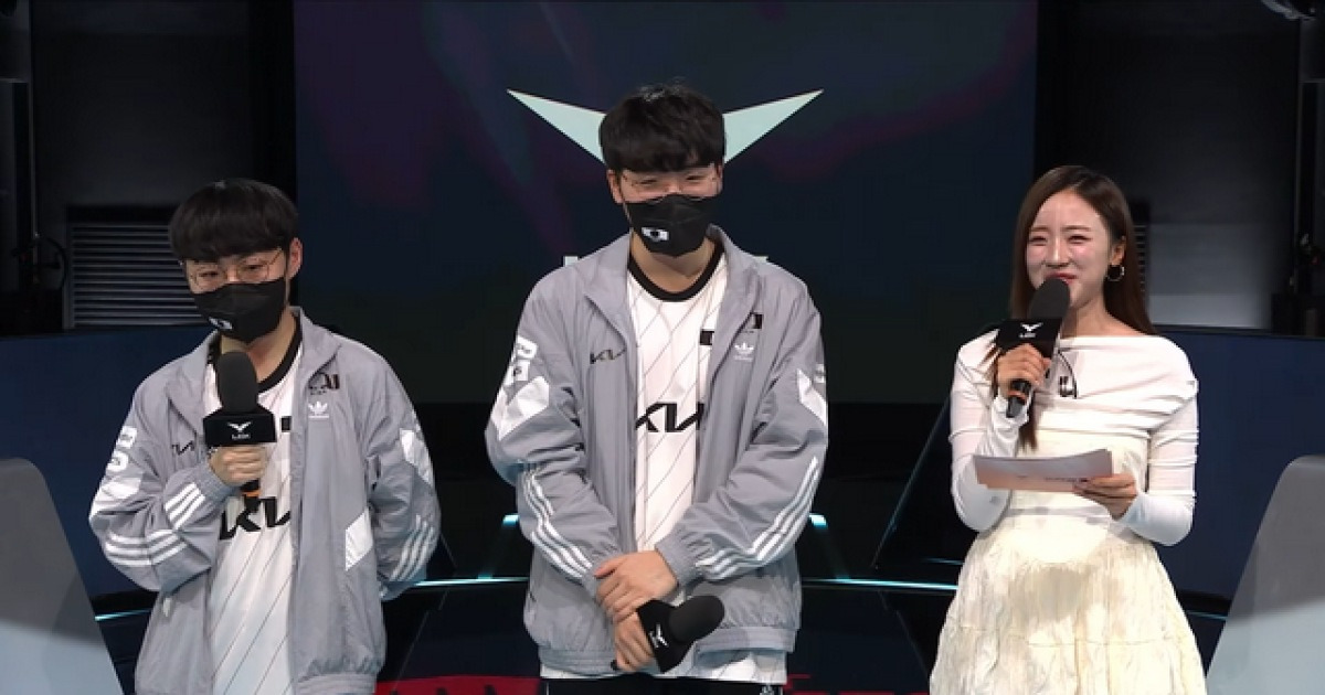 [LCK] 1세트 역전 주역 '켈린' 김형규 "'애쉬가 해줘야 해!' 콜에 더 신경써"