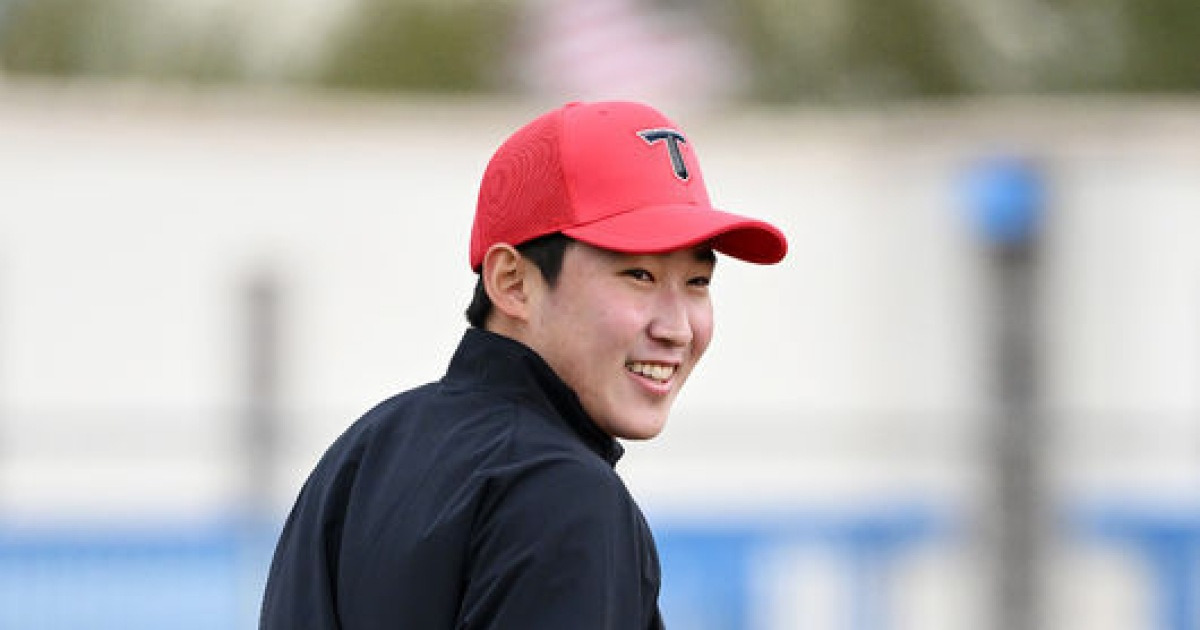 "RYU 체인지업 보고 익혔다" 예사롭지 않은 KIA 슈퍼루키의 학습력 [오!쎈 오키나와]