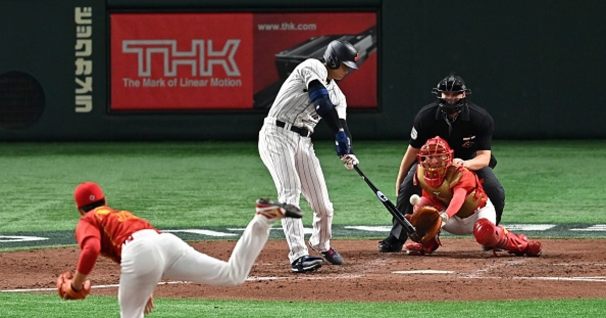 [WBC] '161㎞'로 5K 무실점, 177㎞로 2타점...日, 오타니 원맨쇼로 중국전 8-1 승리