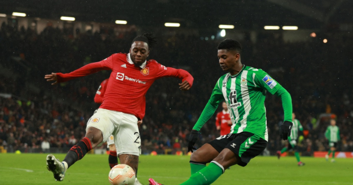 7점 차 '대패' 벗어난 맨유… UEL 16강 1차전 베티스 4-1 완파