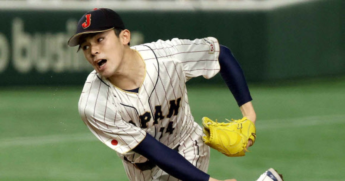 ‘최고 164km’ 日 사사키 로키, 3.2이닝 8K 무자책 '완벽투'