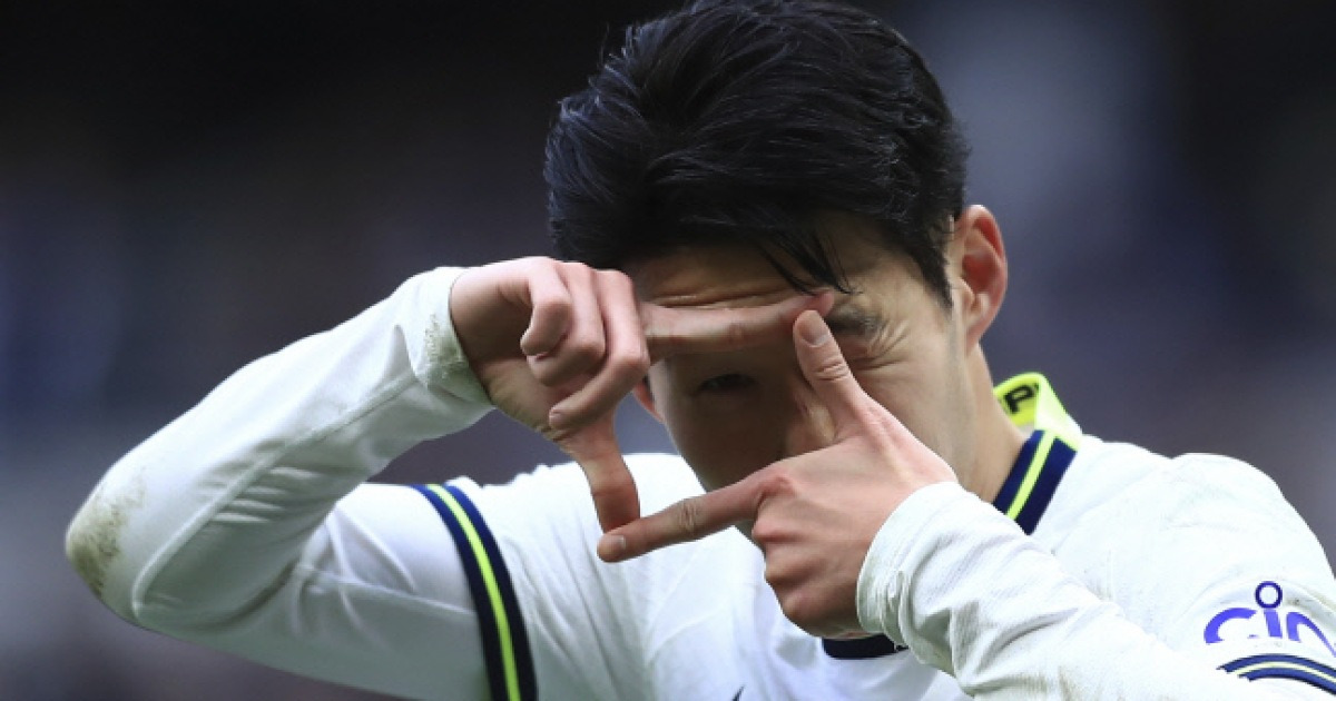 나왔다 '찰칵 세리머니' SON, 'EPL 99호골' 완성...노팅엄 3-1 격파[현장리뷰]