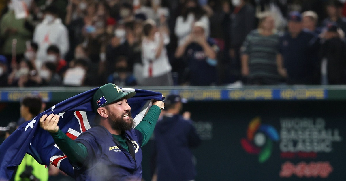 호주, 체코 꺾고 사상 첫 WBC 2R 진출... 한국은 3연속 1R 탈락 확정