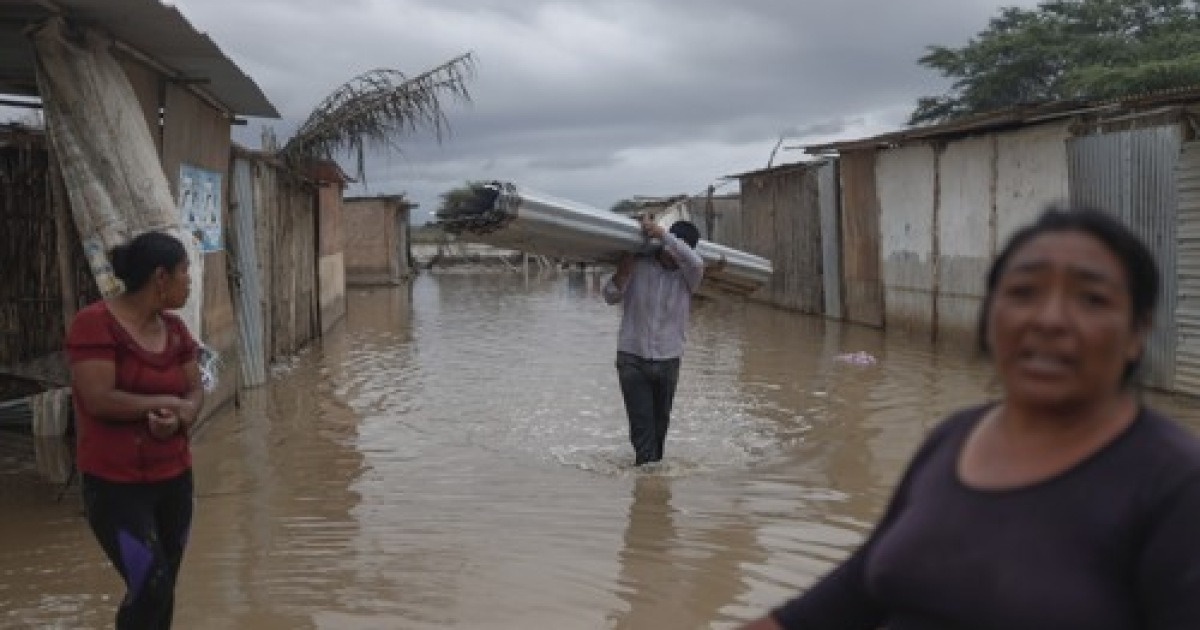 APTOPIX Peru Cyclone Yaku