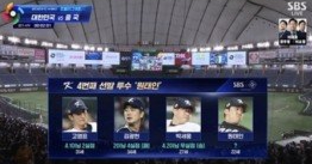 ‘이대호X이순철’ SBS, WBC 한국 4G 연속 시청률 1위