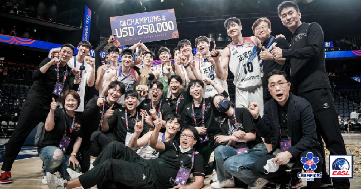 안양 KGC인삼공사, EASL 우승 유니폼 입고 뛴다!