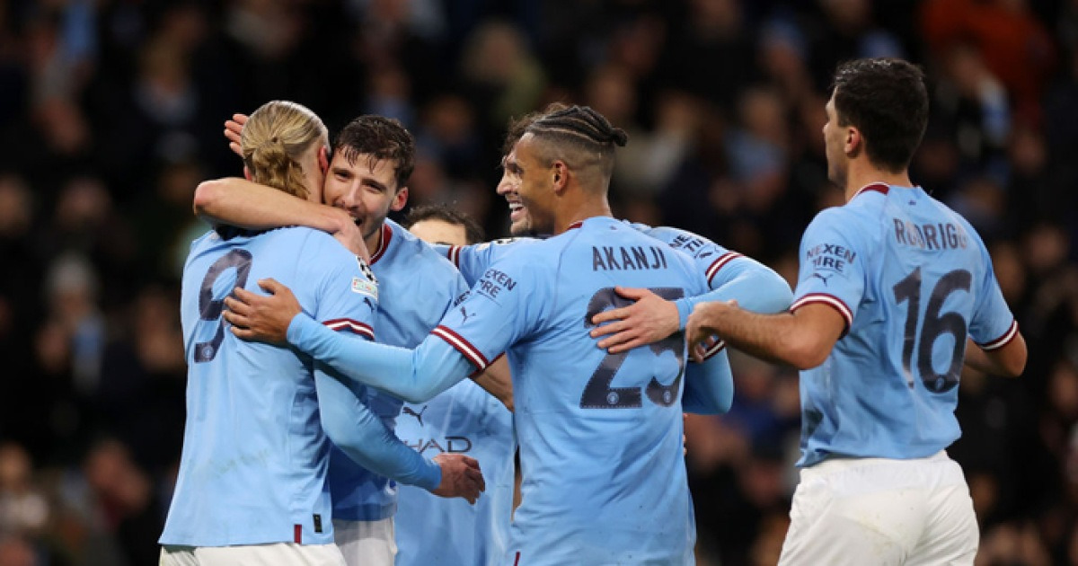 ‘홀란드 파이브트릭’ 맨시티, 라이프치히 7-0 격파...합계 8-1 + UCL 8강 진출