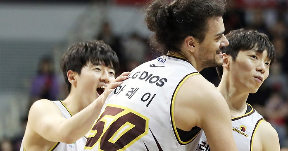 KGC 상대로 1점 차 승리한 LG