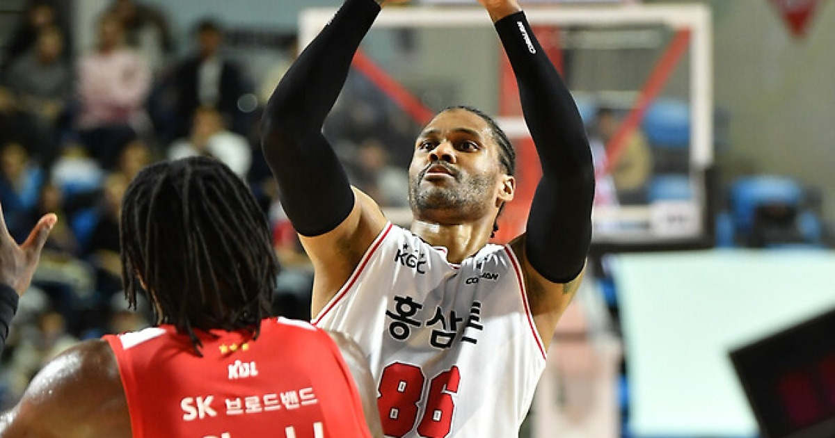 KGC 대릴 먼로, LG와의 1~2위 맞대결 결장