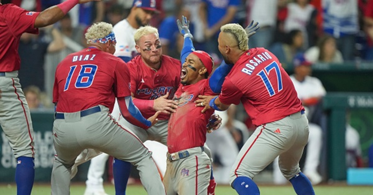 '우승후보' 도미니카공화국, WBC 1R 탈락 '망신'…푸에르토리코 8강行