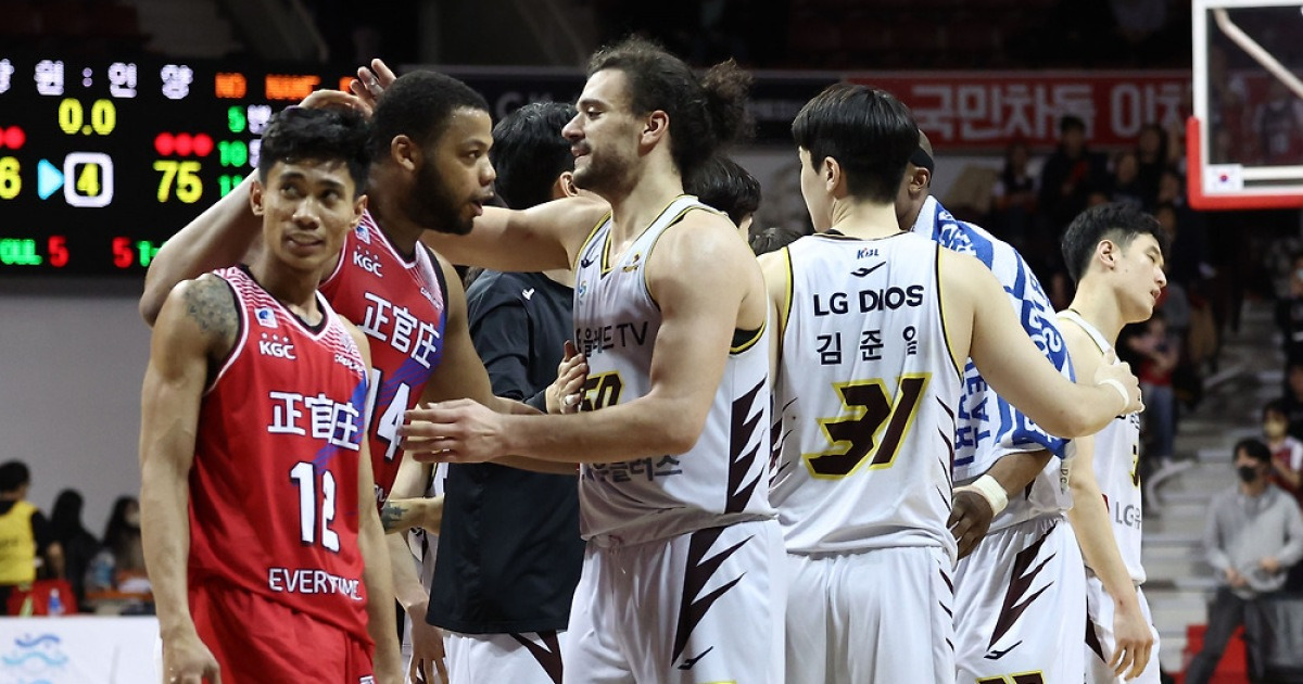 '토끼 KGC' 따라잡은 '거북이 LG', 역전우승도 가능할까