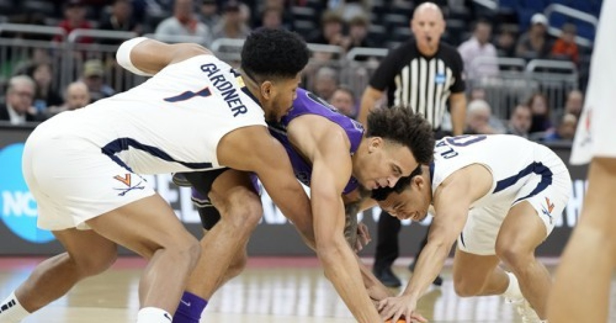 NCAA Furman Virginia Basketball