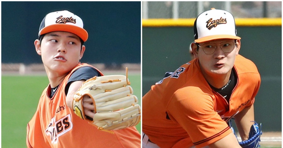 '157km' 문동주-'156km' 김서현이 하루에… 한화 5천 관중이 설렜다