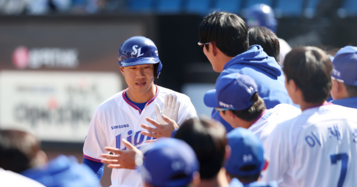 [IS 대구] '이성규 쐐기포·수아레즈 154km' 삼성, KT 잡고 시범경기 2연승
