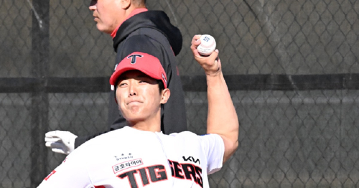 오타니에게 따가운 눈빛 받았던 KIA 차세대 에이스…151km·KKK ‘건재 과시’[MD광주]