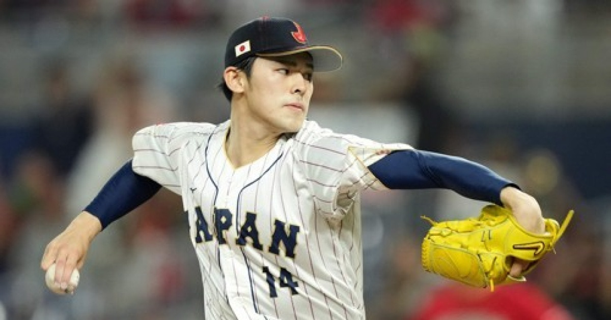 '164km' 日 괴물신예, 멕시코 강타선 봉쇄 실패…3이닝 무실점→통한의 3점포 [WBC]