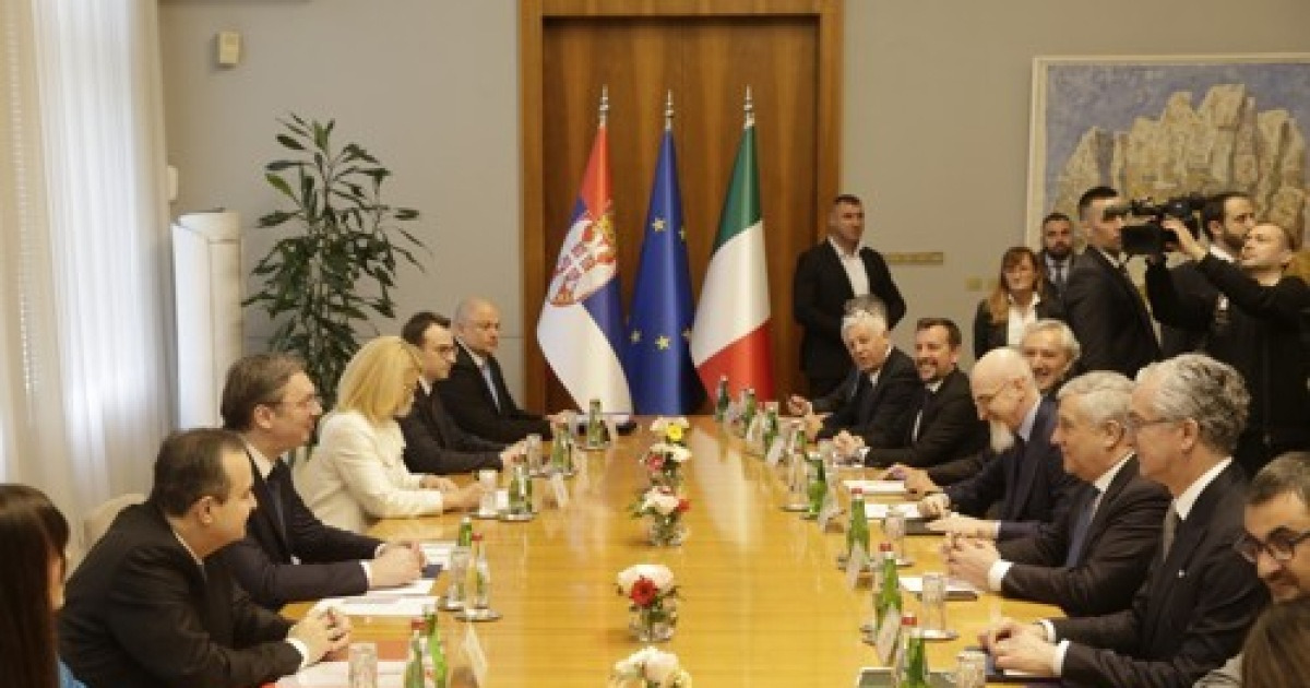 SERBIA ITALY DIPLOMACY