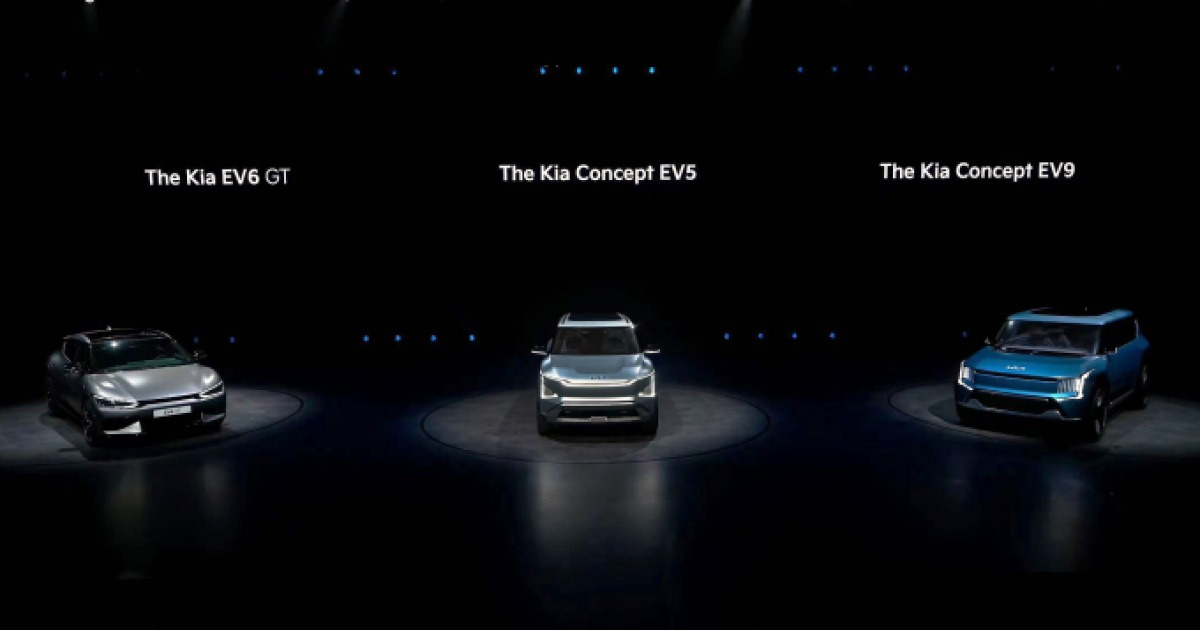 기아 'EV6·EV5·EV9' 삼총사 中 출격… 톱 브랜드 도약 자신
