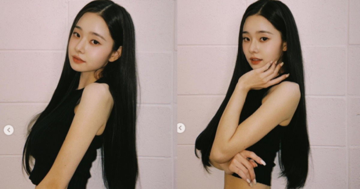 프리지아 송지아 허리가 얼마나 얇으면 바지가 헐렁 한줌 S라인