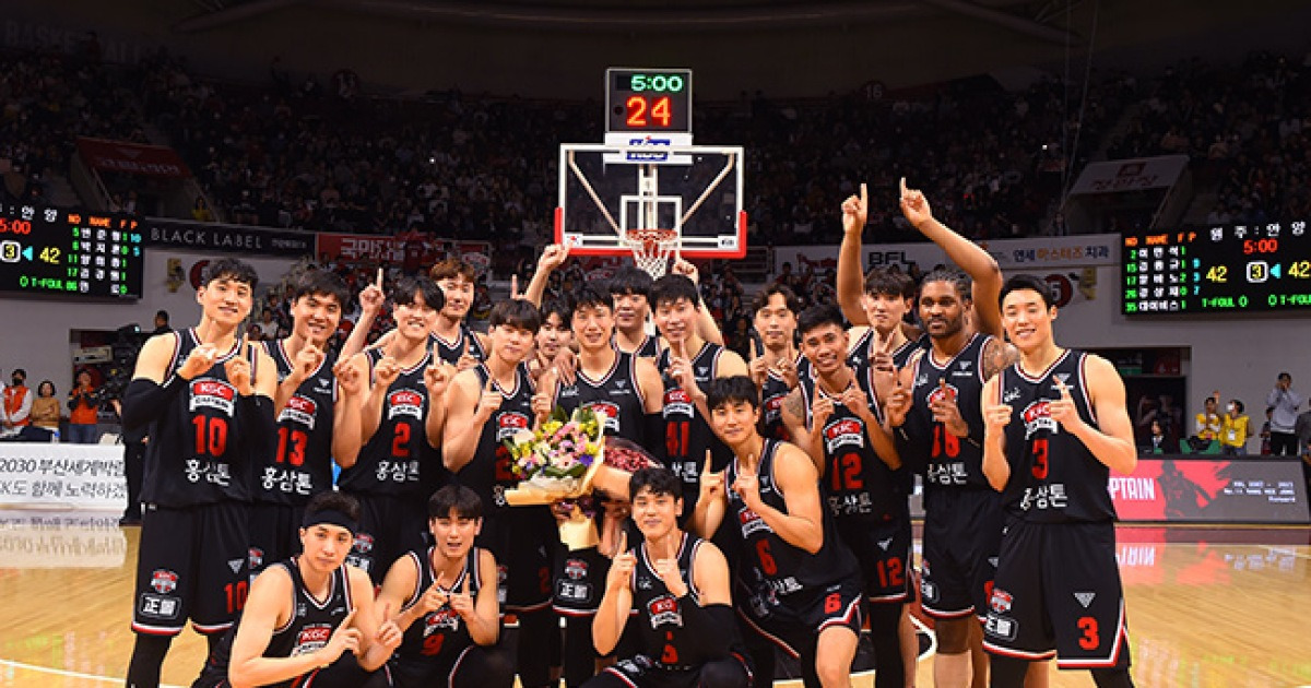 [ST포토] KGC '양희종 수고했어'