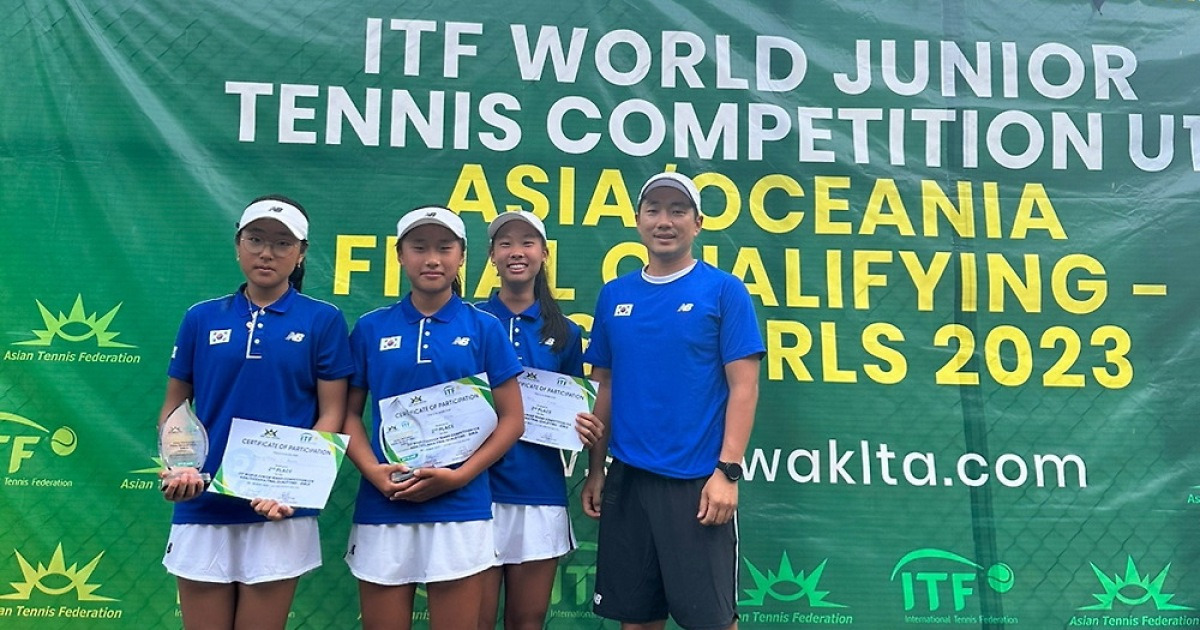 한국 테니스 U14 여자 대표팀, 2023 ITF 월드주니어테니스대회 본선 진출