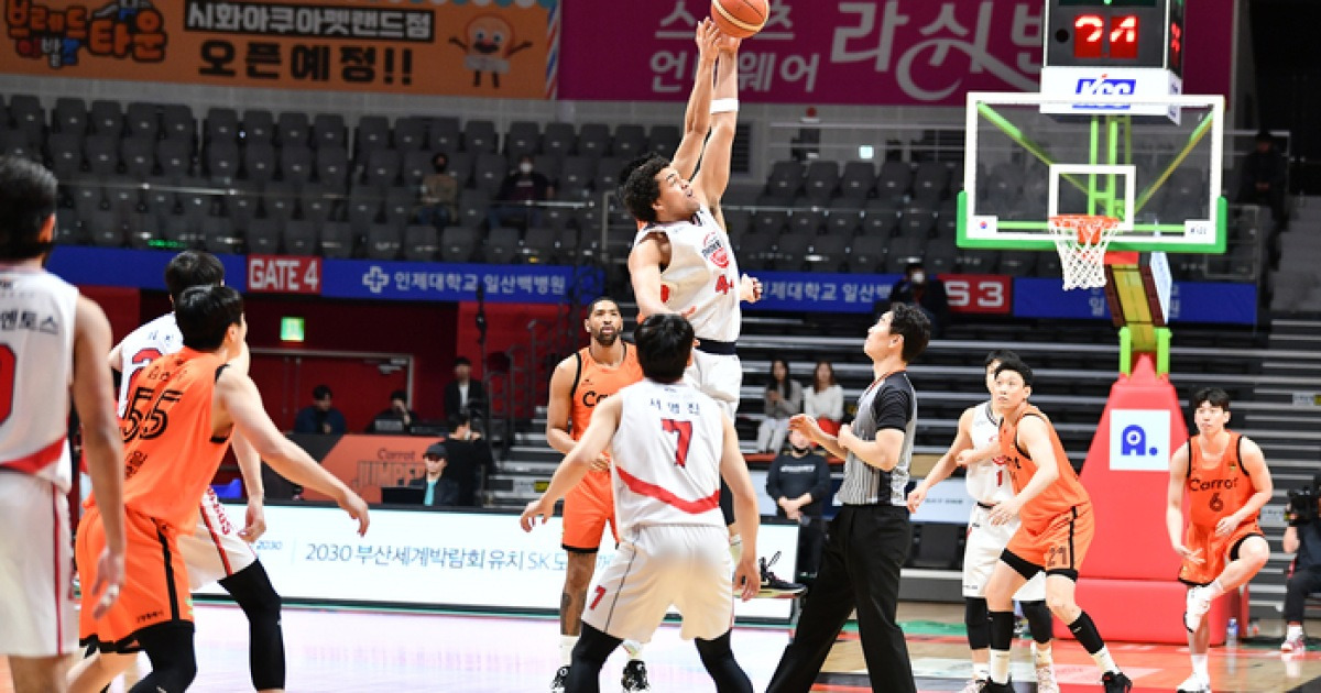 6강 PO 대진표 완성! SK-KCC, 현대모비스-캐롯 맞대결