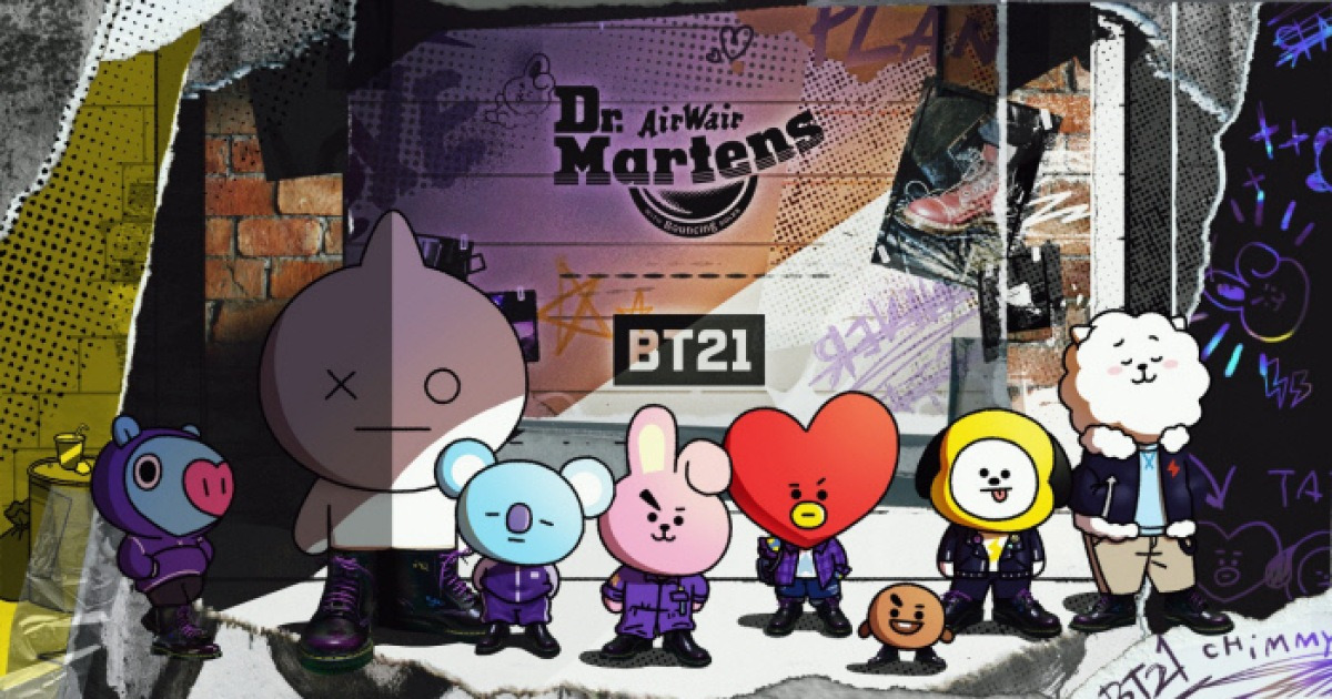 IPX, 스트리트 패션 감성 담은 ‘닥터마틴 X BT21’ 컬렉션 글로벌 출시