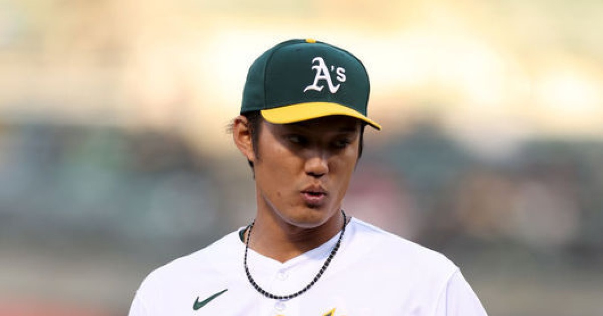 160km 던지면 뭐하나, 8실점 붕괴…후지나미 '혹독한 ML 데뷔전'