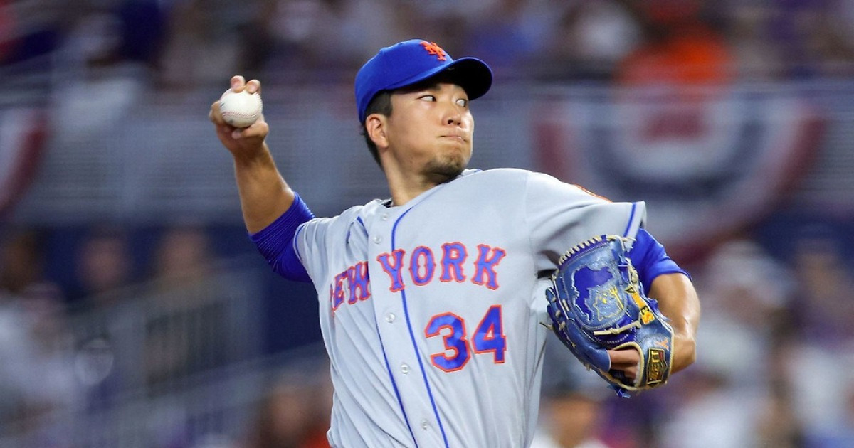 日 센가, MLB 데뷔전서 승리 수확…5⅓이닝 8K 1실점