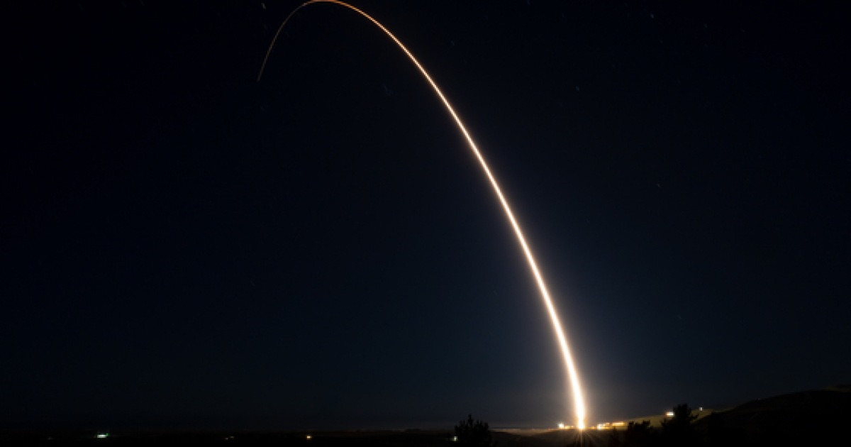 U.S. announces ICBM test launch in third week of April