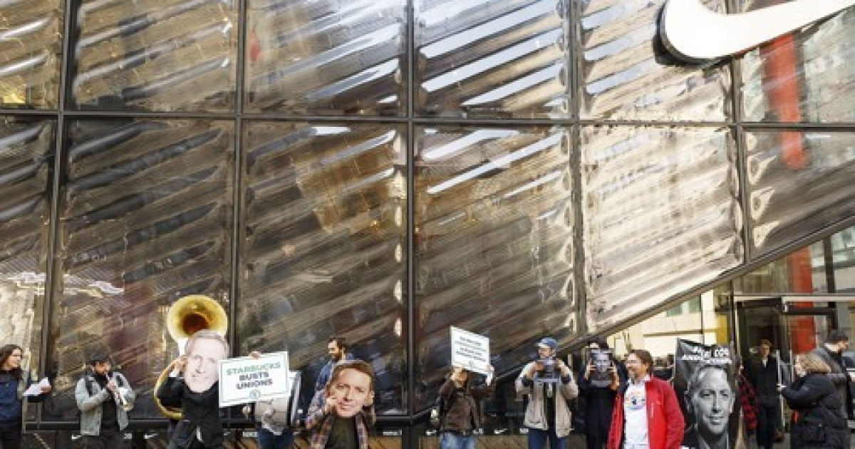 New York City Starbucks Workers Call on Nike COO Andrew Campion to ...