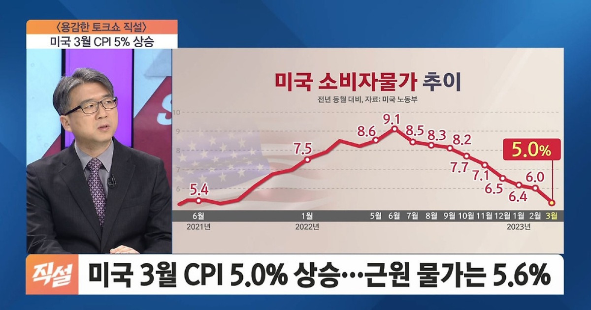 미국 3월 CPI 5% 상승…인플레이션 시대 끝나나?