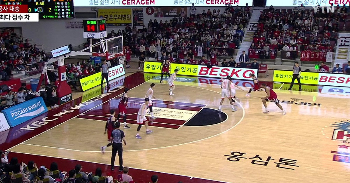 KGC인삼공사, 역대 PO 최다 점수 차 대승...4강 기선 제압