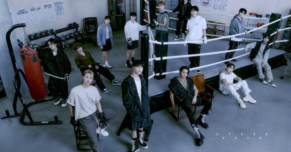 세븐틴, 'FML' 포토 공개 完..링 위에서 건강한 에너지