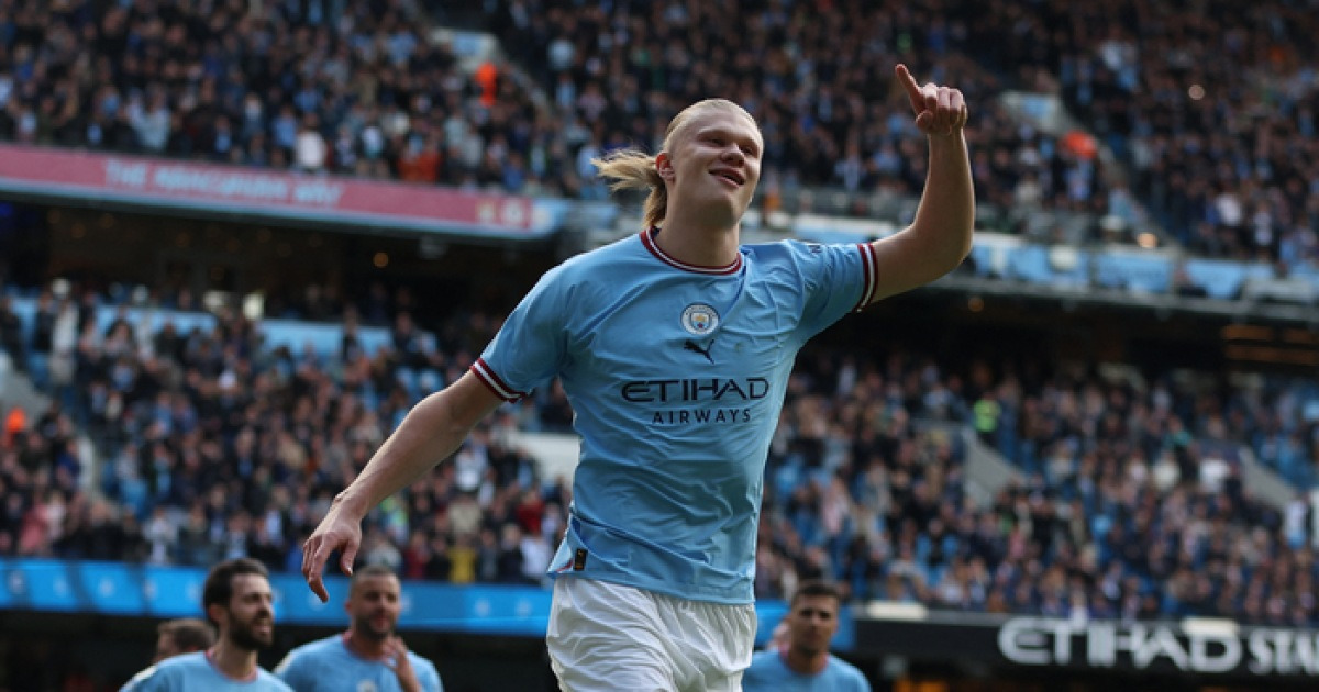 EPL 32호골 홀란, 1골만 추가해도 살라 넘어 38경기 최다골 경신