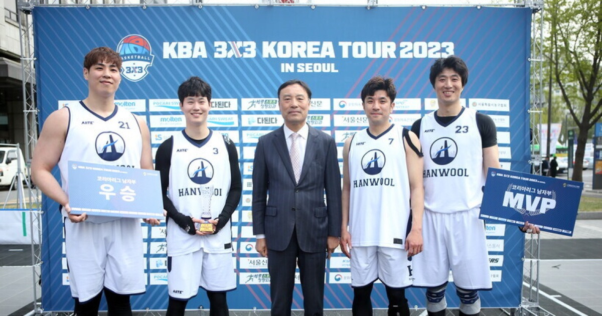 [JB화보] KBA 3x3 KOREA TOUR 2023 1차 서울대회 시상식 화보 3