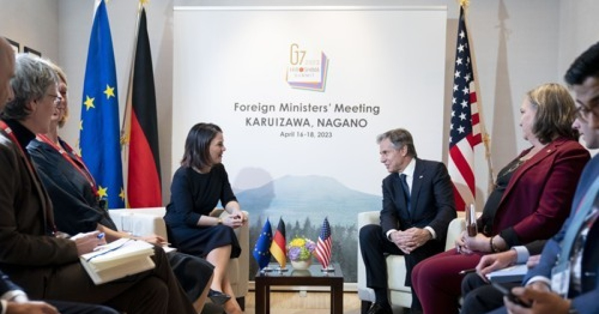Japan US Blinken G7 Foreign Ministers