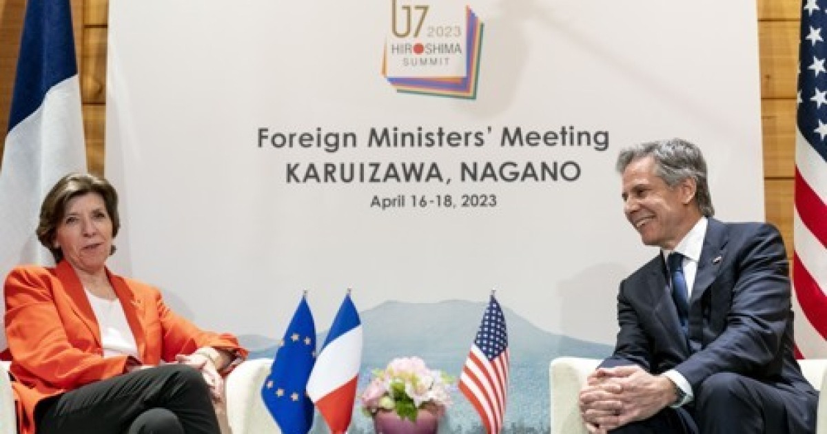 Japan US Blinken G7 Foreign Ministers