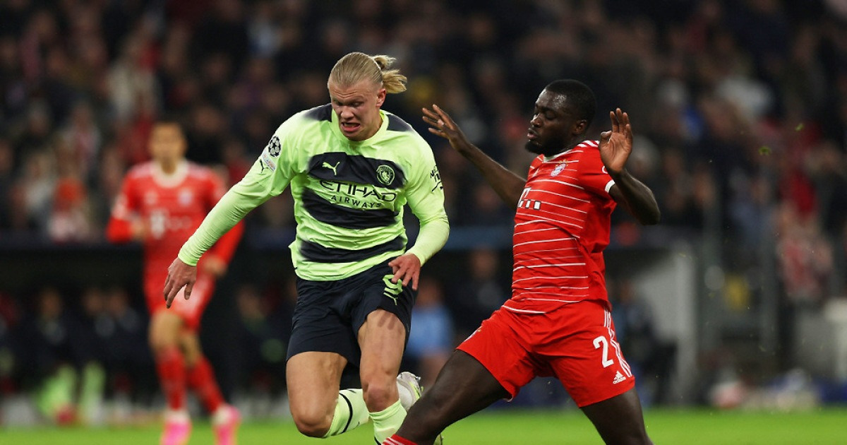 [UCL전반]'홀란 PK 실축' 맨시티, 바이에른 뮌헨 원정에서 전반 0-0