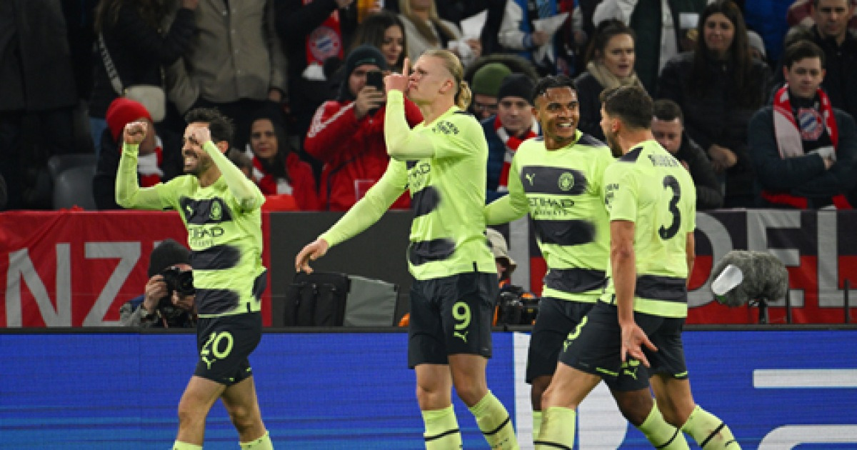 홀란드, PK 실축 후 선제골→맨시티, 3시즌 연속 UCL 4강 진출…레알과 재대결