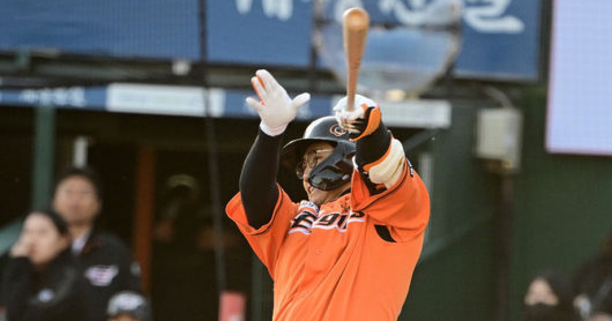 채은성, 데뷔 첫 홈런 기록한 대전서 100홈런까지…KBO 역대 102번째