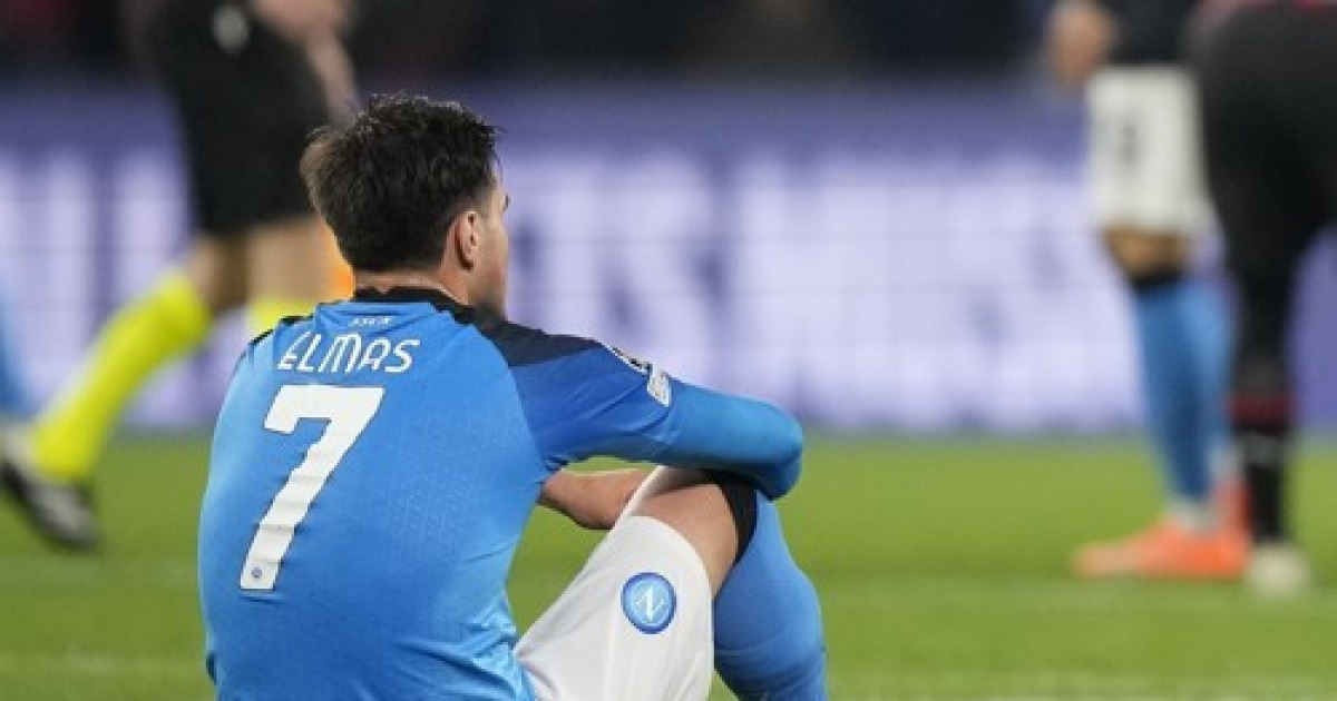 KIM 빠진 나비효과…'UCL 8강 탈락' 나폴리, '최소 180억' 사라졌다