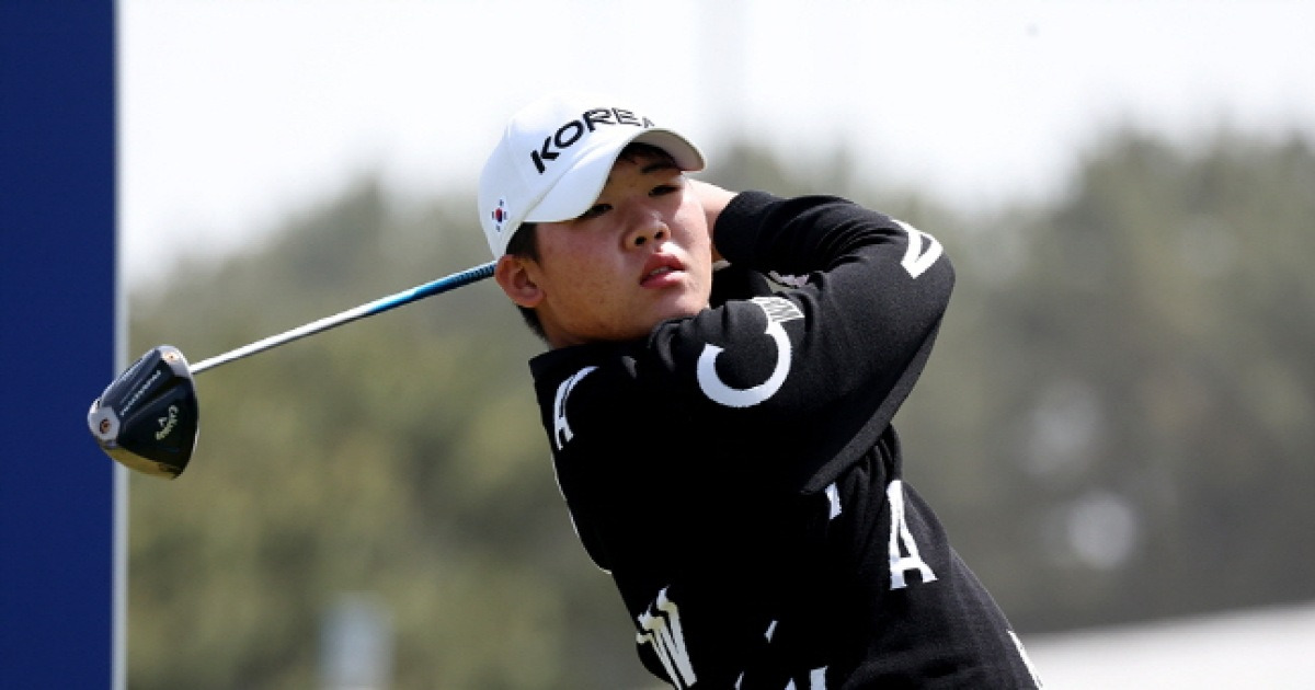 "톱10에 들고 싶어요" KPGA 14살 중학생 골퍼, 대성의 기운이 느껴진다