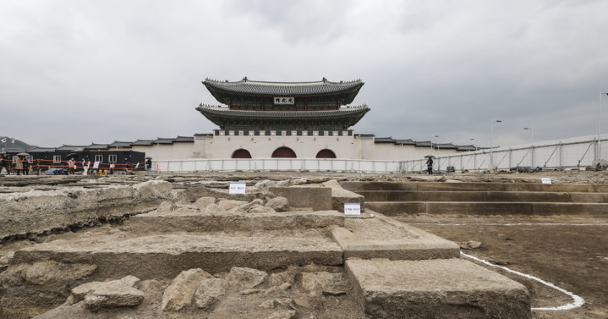 광화문 월대, 오는 10월까지 복원 예정 [뉴시스Pic]