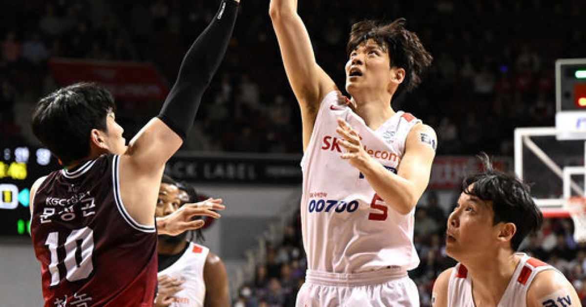 '김선형-워니 45점 합작' SK, 챔프전 1차전서 KGC 8점차 제압... '반전의 승리' [오!쎈 현장]