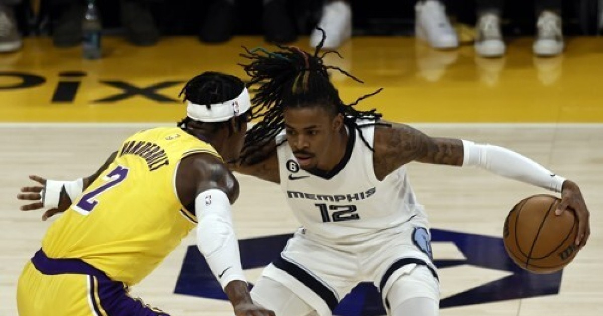 [NBA PO] ‘모란트-베인 64점 합작’ 멤피스, LAL 완파하고 기사회생···시리즈 전적 2-3