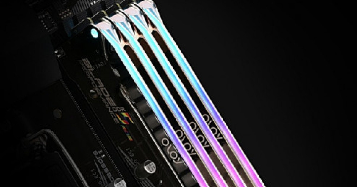 올로이앤코, 올로와이 DDR5-6400 BLADE RGB MIRROR 메모리 32GB 패키지 출시 ‘오버클럭 특화 A다이 사용’